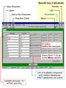 FactSage Modules – FactSage Software and Databases